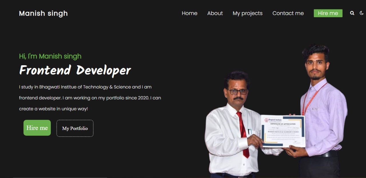 Manish Singh on LinkedIn: #codsoft #portfoliowebsite #internship #html5 ... Manish Singh on LinkedIn: #codsoft #portfoliowebsite #internship #html5 ...