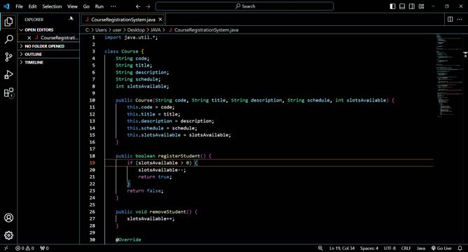Shraddha Bhapkar on LinkedIn: #codsoft #java #internship Shraddha Bhapkar on LinkedIn: #codsoft #java #internship