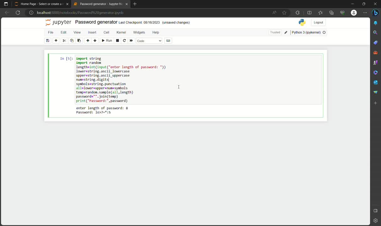 Yash Kumar on LinkedIn: #pythoninternship #codsoft #passwordgenerator # ... Yash Kumar on LinkedIn: #pythoninternship #codsoft #passwordgenerator # ...
