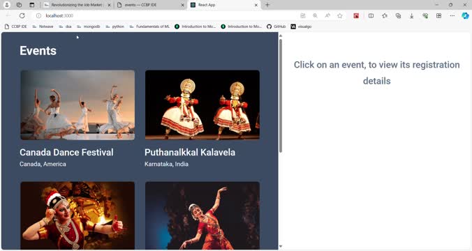 Eswar billa on LinkedIn: #reactrouter #events #ccbp #nxtwave # ... Eswar billa on LinkedIn: #reactrouter #events #ccbp #nxtwave # ...