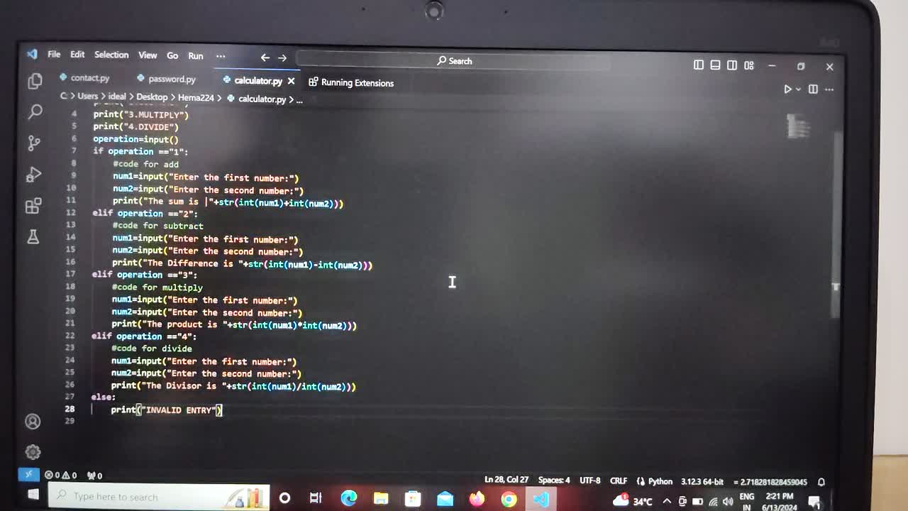 Hema Maheswari Gubbala on LinkedIn: #codsoft #python #internship Hema Maheswari Gubbala on LinkedIn: #codsoft #python #internship