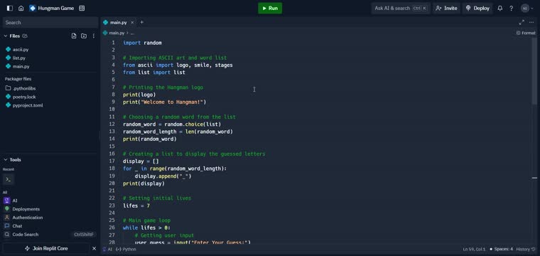 Nikhil .. on LinkedIn: #python #hangman #gamedev #programming #github # ... Nikhil .. on LinkedIn: #python #hangman #gamedev #programming #github # ...