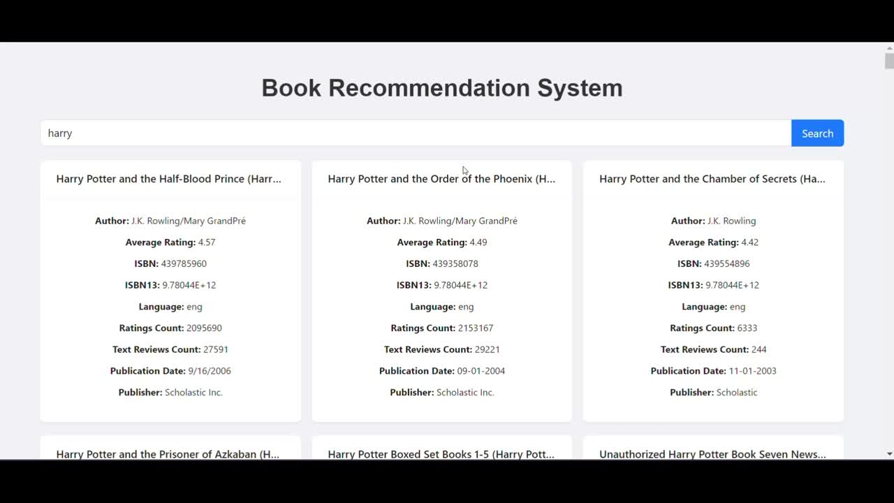 Sulaxan Ambade on LinkedIn: #react #python #flask #bookrecommendation # ... Sulaxan Ambade on LinkedIn: #react #python #flask #bookrecommendation # ...