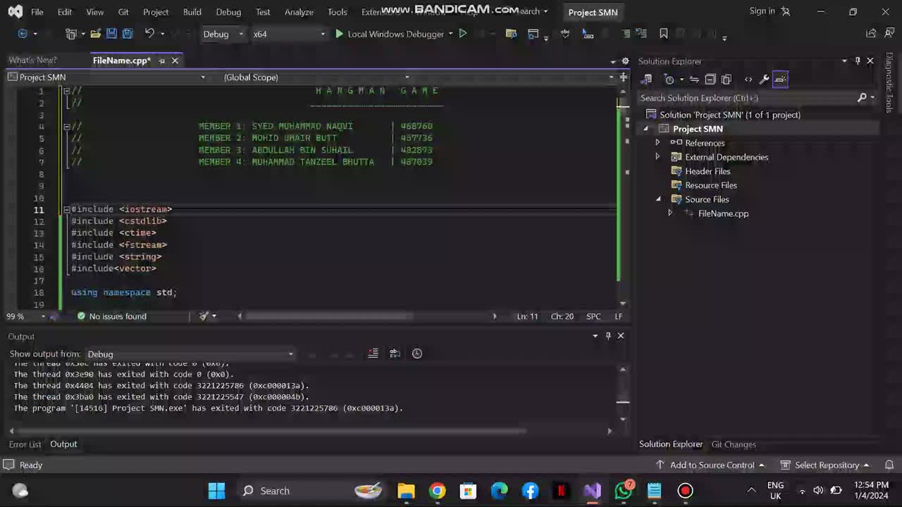 Mohid Umair Butt on LinkedIn: #cplusplus #programming #hangmangame # ... Mohid Umair Butt on LinkedIn: #cplusplus #programming #hangmangame # ...