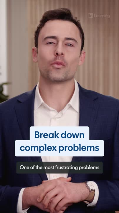 LinkedIn Learning on LinkedIn: Break down complex problems LinkedIn Learning on LinkedIn: Break down complex problems