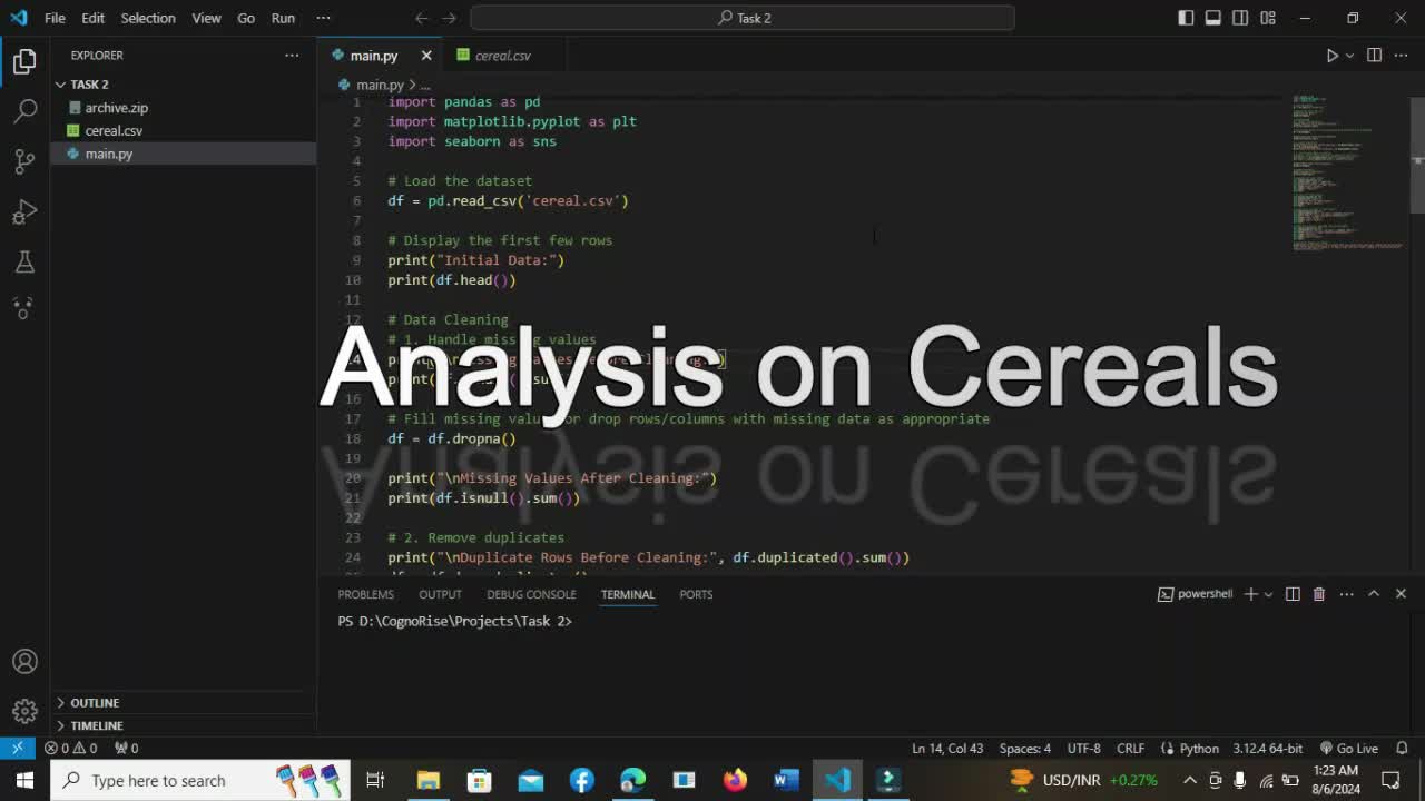 Usama Bin Arif on LinkedIn: #dataanalysis #cerealinsights #python # ... Usama Bin Arif on LinkedIn: #dataanalysis #cerealinsights #python # ...