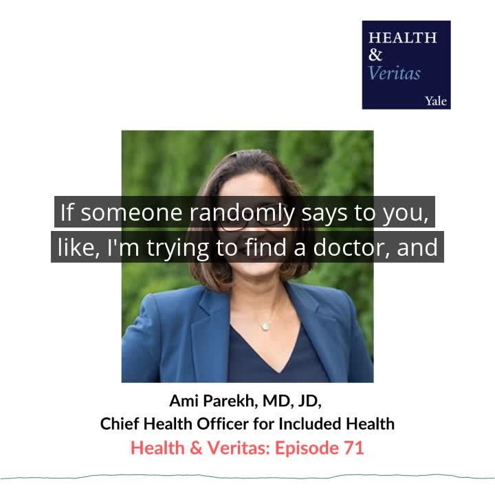 Howard Forman on LinkedIn: Ami Parekh, chief health officer of Included ... Howard Forman on LinkedIn: Ami Parekh, chief health officer of Included ...