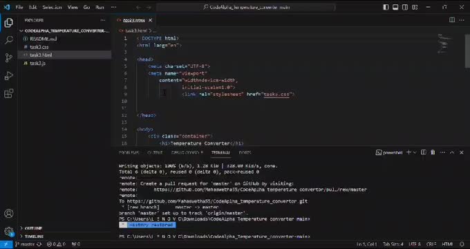 Rohinth S on LinkedIn: #task3 #codealpha #internship #webdevelopment Rohinth S on LinkedIn: #task3 #codealpha #internship #webdevelopment