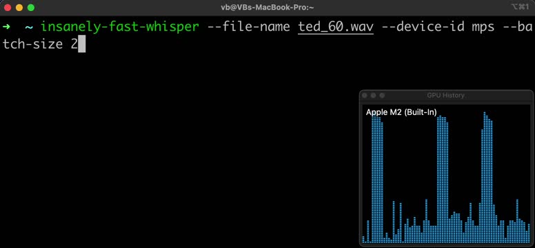 Vaibhav Srivastav on LinkedIn: Insanely fast whisper now on Mac 🔥 You ... Vaibhav Srivastav on LinkedIn: Insanely fast whisper now on Mac 🔥 You ...