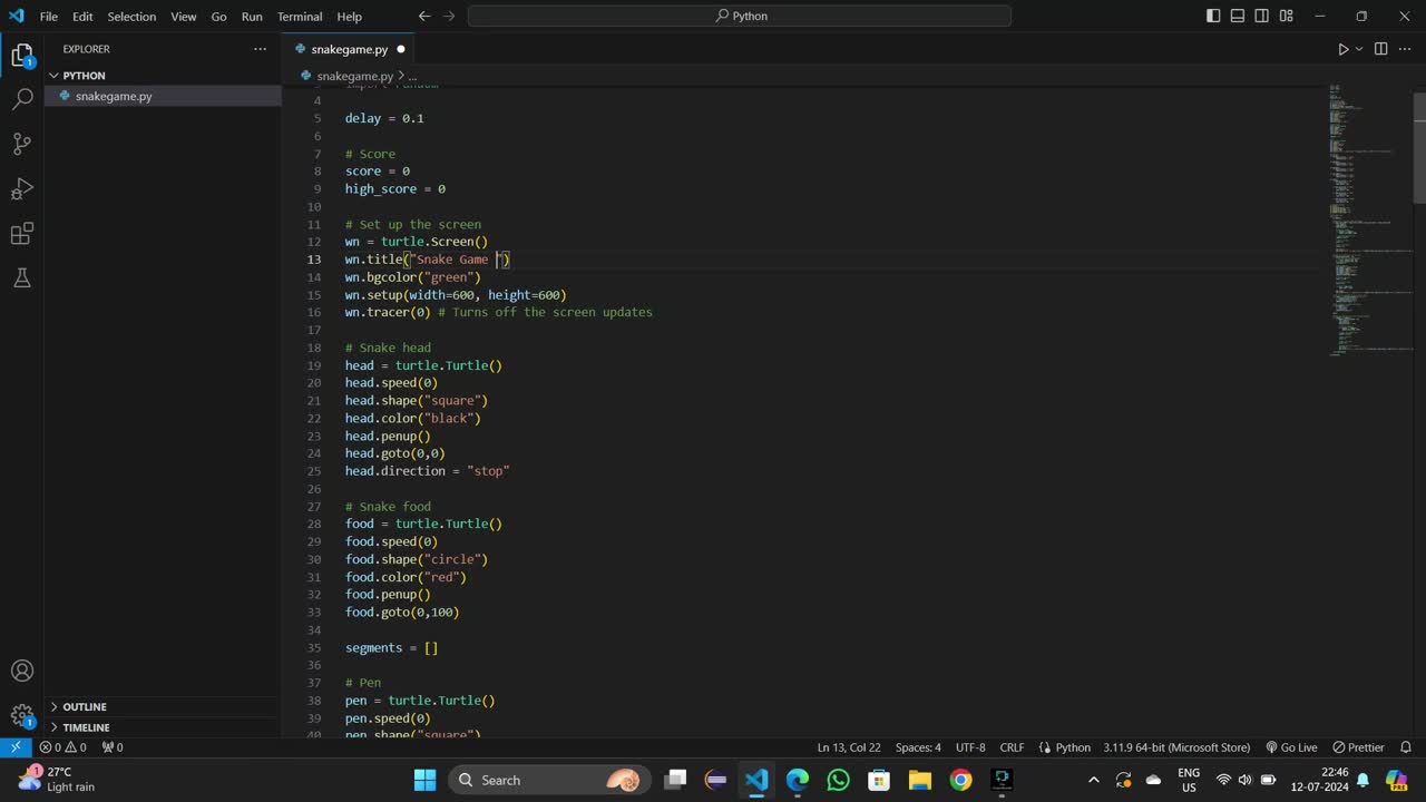 Aaditiyan RV on LinkedIn: #python #gamedevelopment #pygame #coding # ... Aaditiyan RV on LinkedIn: #python #gamedevelopment #pygame #coding # ...