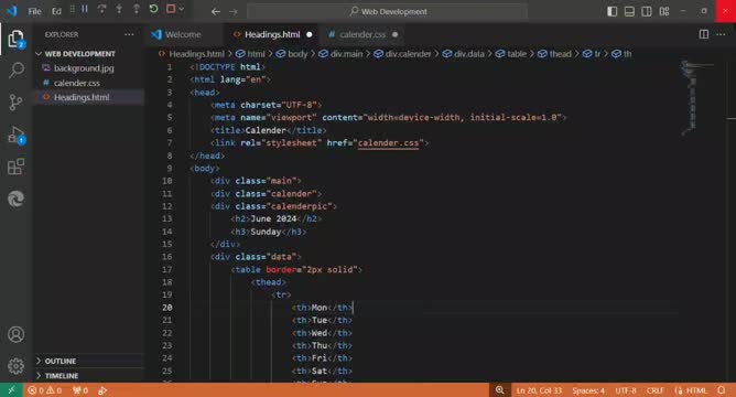 Maryam Safdar on LinkedIn: #html #css #calendar #webdevelopment #coding ... Maryam Safdar on LinkedIn: #html #css #calendar #webdevelopment #coding ...