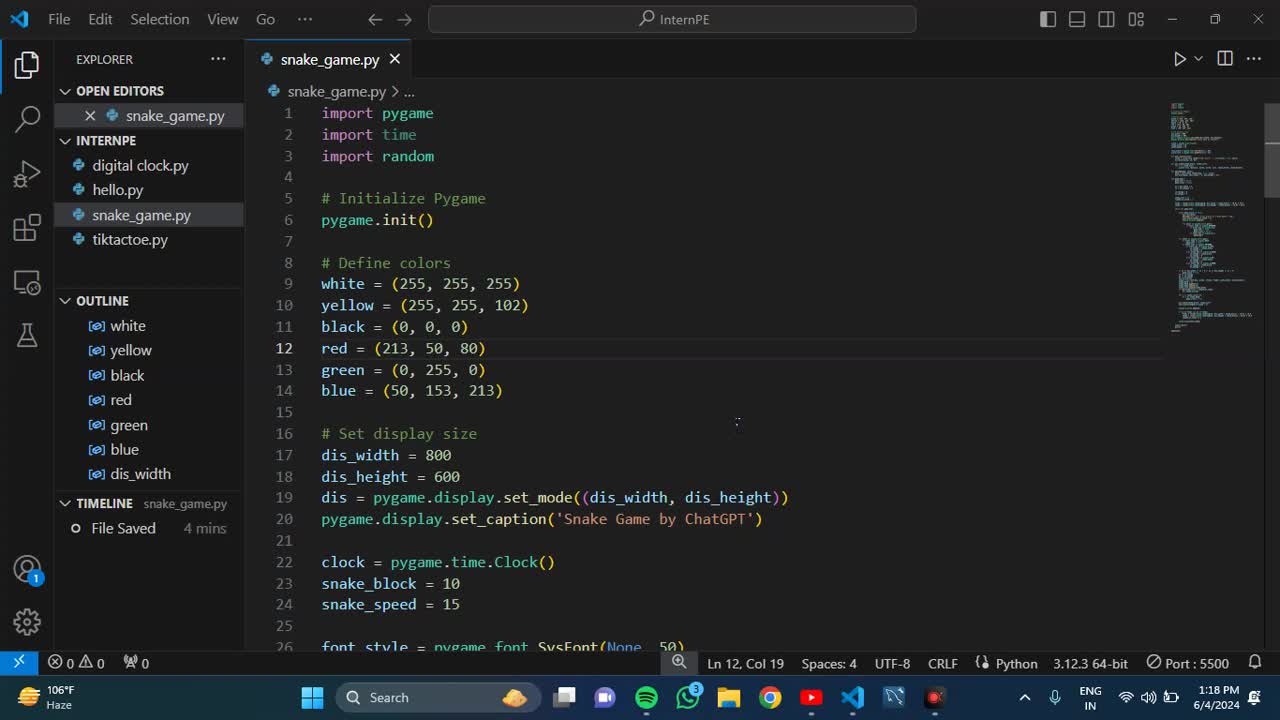 Lakhan Prajapat on LinkedIn: #python #programming #internship # ... Lakhan Prajapat on LinkedIn: #python #programming #internship # ...