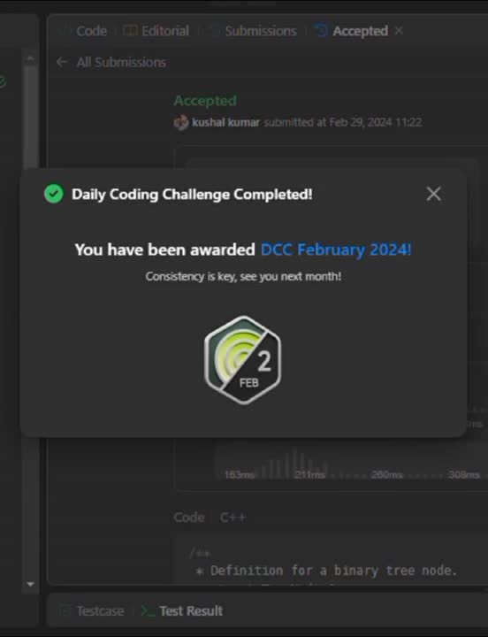 kushal kumar on LinkedIn: #leetcodechallenge #leetcodestreak # ... kushal kumar on LinkedIn: #leetcodechallenge #leetcodestreak # ...