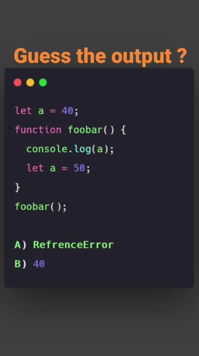 Fiza Nazz on LinkedIn: #javascript #codingchallenge #webdevelopment # ... Fiza Nazz on LinkedIn: #javascript #codingchallenge #webdevelopment # ...