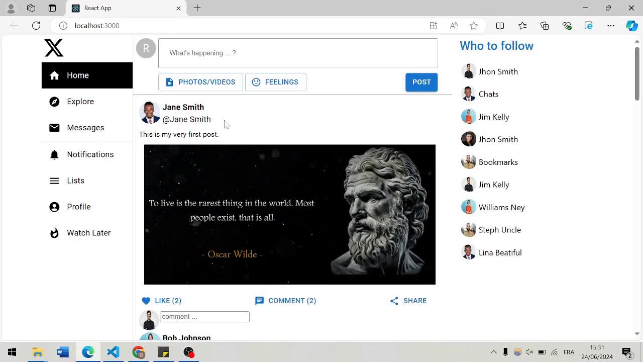 Elhocine Aachiq on LinkedIn: #reactjs #nodejs #fullstack #javascript # ... Elhocine Aachiq on LinkedIn: #reactjs #nodejs #fullstack #javascript # ...