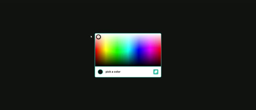 Custom Color Picker (canvas js) 🎨 Live demo: https://lnkd.in/esfY_hWS ... Custom Color Picker (canvas js) 🎨 Live demo: https://lnkd.in/esfY_hWS ...