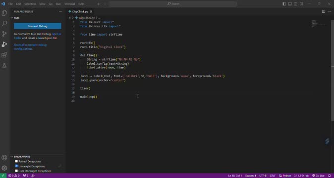 Akshitha Sudhagoni on LinkedIn: Digital Clock Using Python. InternPe Akshitha Sudhagoni on LinkedIn: Digital Clock Using Python. InternPe