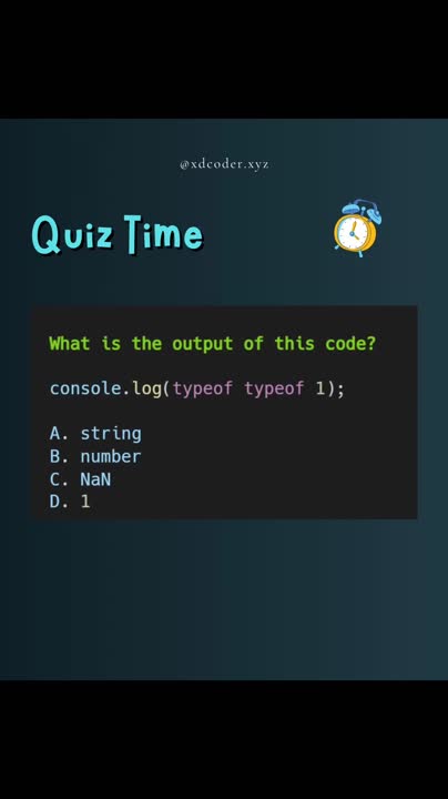 Fiza Nazz on LinkedIn: #javascript #typescript #codingquiz #programming ... Fiza Nazz on LinkedIn: #javascript #typescript #codingquiz #programming ...