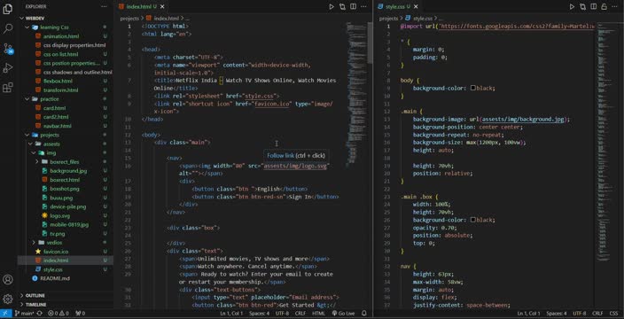 Anshul pundir on LinkedIn: Netflix landing page clone using html and ... Anshul pundir on LinkedIn: Netflix landing page clone using html and ...