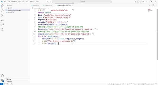 Vignesh Veeramalla on LinkedIn: #codsoft #codsoftinternship #python Vignesh Veeramalla on LinkedIn: #codsoft #codsoftinternship #python