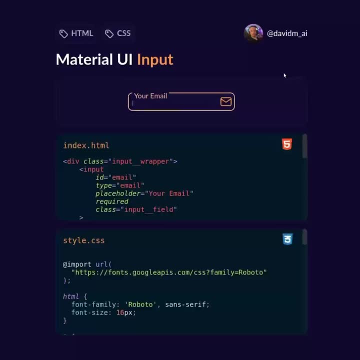 David Mráz on LinkedIn: #css #html #webdev #webdeveloper #frontend # ... David Mráz on LinkedIn: #css #html #webdev #webdeveloper #frontend # ...