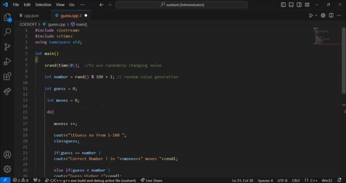 Sushant Suresh Kamble on LinkedIn: #coding #codsoft #cplusplus # ... Sushant Suresh Kamble on LinkedIn: #coding #codsoft #cplusplus # ...