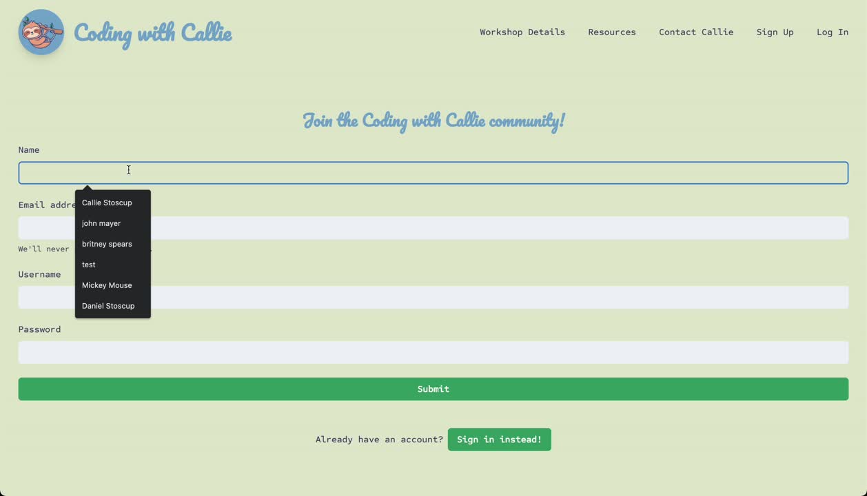Callie Stoscup on LinkedIn: #learncoding #webdevelopment # ... Callie Stoscup on LinkedIn: #learncoding #webdevelopment # ...
