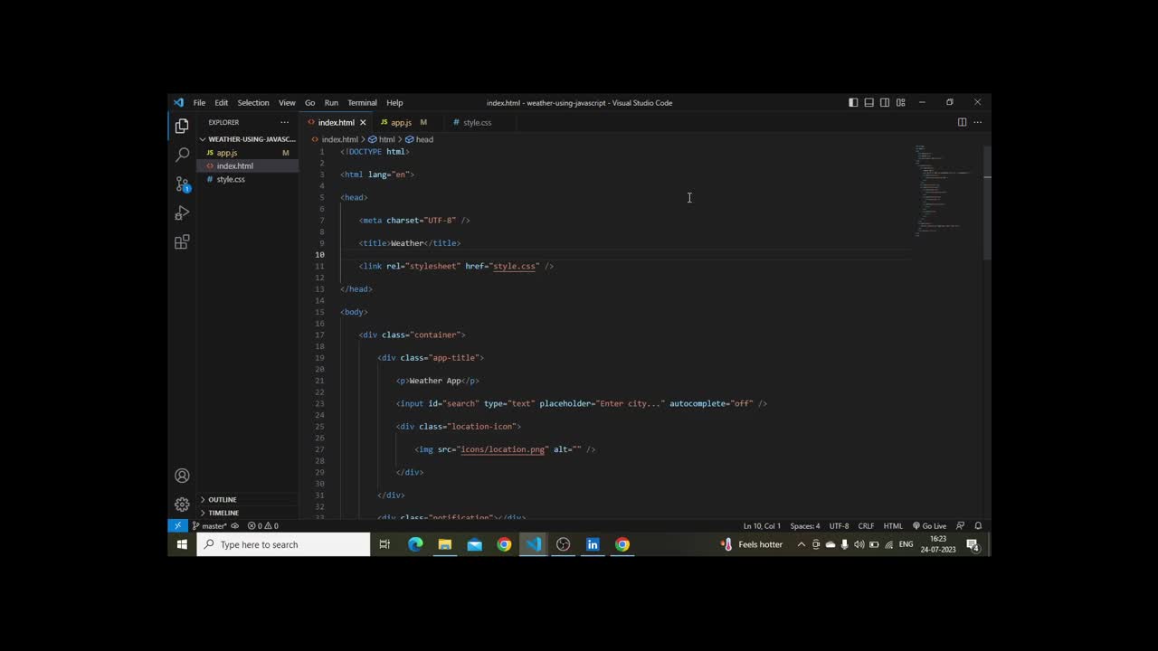 Ajay Sharma on LinkedIn: #weatherapp #webdevelopment #javascript # ... Ajay Sharma on LinkedIn: #weatherapp #webdevelopment #javascript # ...