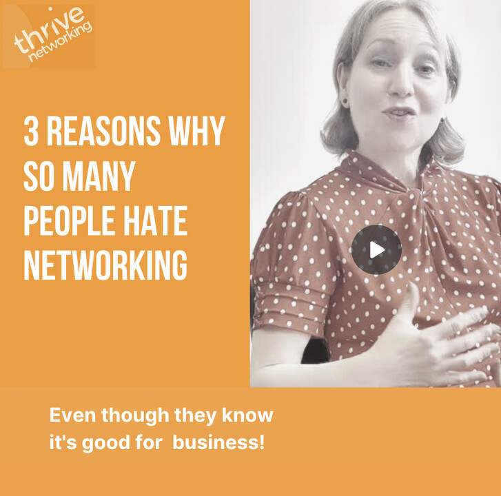 Thrive (Networking) on LinkedIn: Why people hate networking for ... Thrive (Networking) on LinkedIn: Why people hate networking for ...