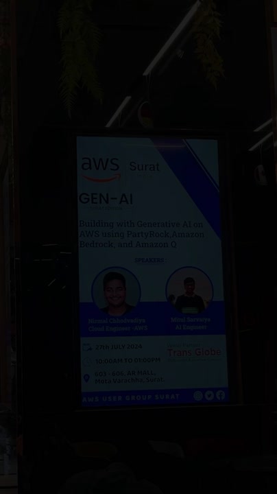 AWS User Group Surat on LinkedIn: #aws #awscommunity # ... AWS User Group Surat on LinkedIn: #aws #awscommunity # ...