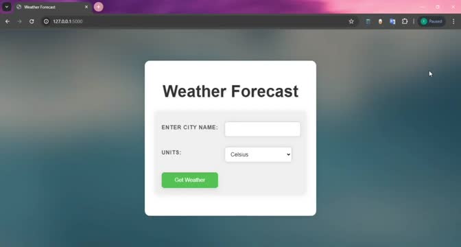 Sylvester Roshan on LinkedIn: #weather #python #flask #webapp #development Sylvester Roshan on LinkedIn: #weather #python #flask #webapp #development