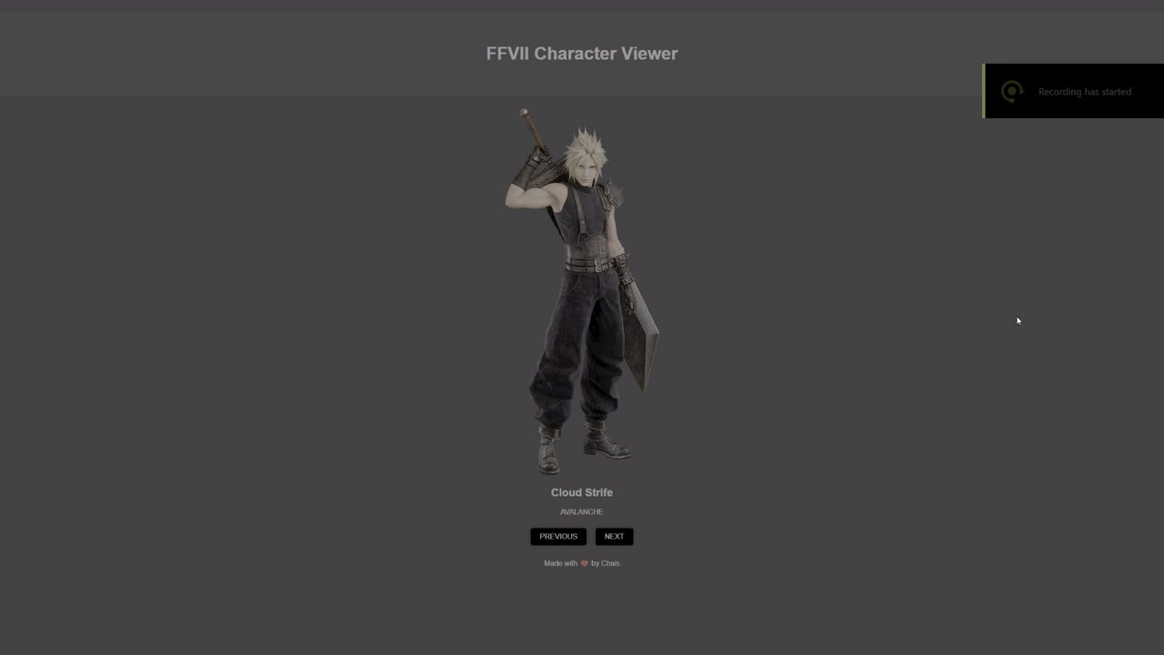 CHAIS ROBINSON on LinkedIn: #finalfantasyvii #reactjs #gamingapp # ... CHAIS ROBINSON on LinkedIn: #finalfantasyvii #reactjs #gamingapp # ...