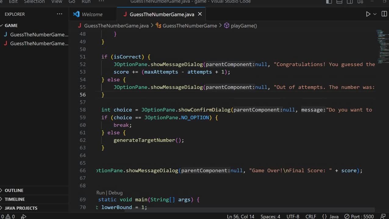 Ashwini Patil on LinkedIn: #task1 #codsoft #internship #javaprogramming Ashwini Patil on LinkedIn: #task1 #codsoft #internship #javaprogramming