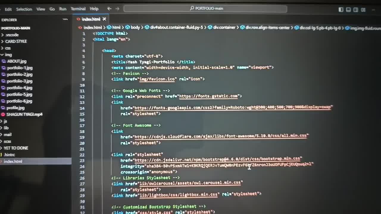 Yash Tyagi on LinkedIn: #task1of #codsoft #html #css #js #codsoftinternship Yash Tyagi on LinkedIn: #task1of #codsoft #html #css #js #codsoftinternship
