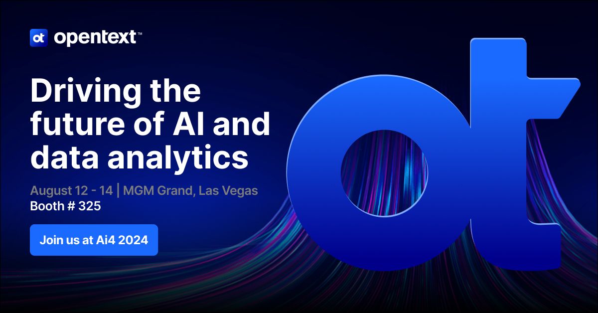 OpenText Analytics & AI on LinkedIn: #ai #ai4 OpenText Analytics & AI on LinkedIn: #ai #ai4