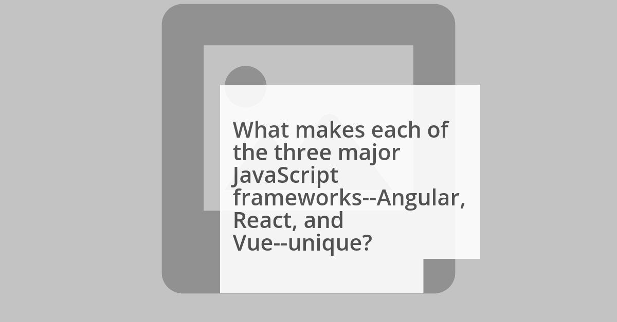 Angular Jobs on LinkedIn: JavaScript Frameworks Comparison: React vs ... Angular Jobs on LinkedIn: JavaScript Frameworks Comparison: React vs ...