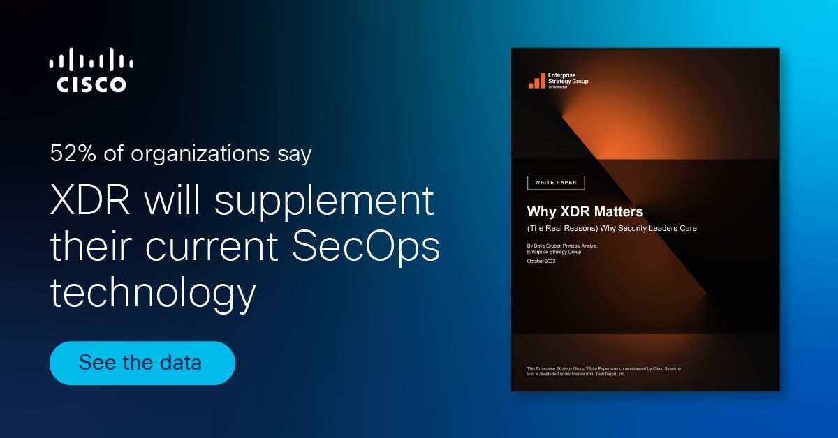 Cisco Security on LinkedIn: Why XDR Matters: (The Real Reasons) Why ... Cisco Security on LinkedIn: Why XDR Matters: (The Real Reasons) Why ...