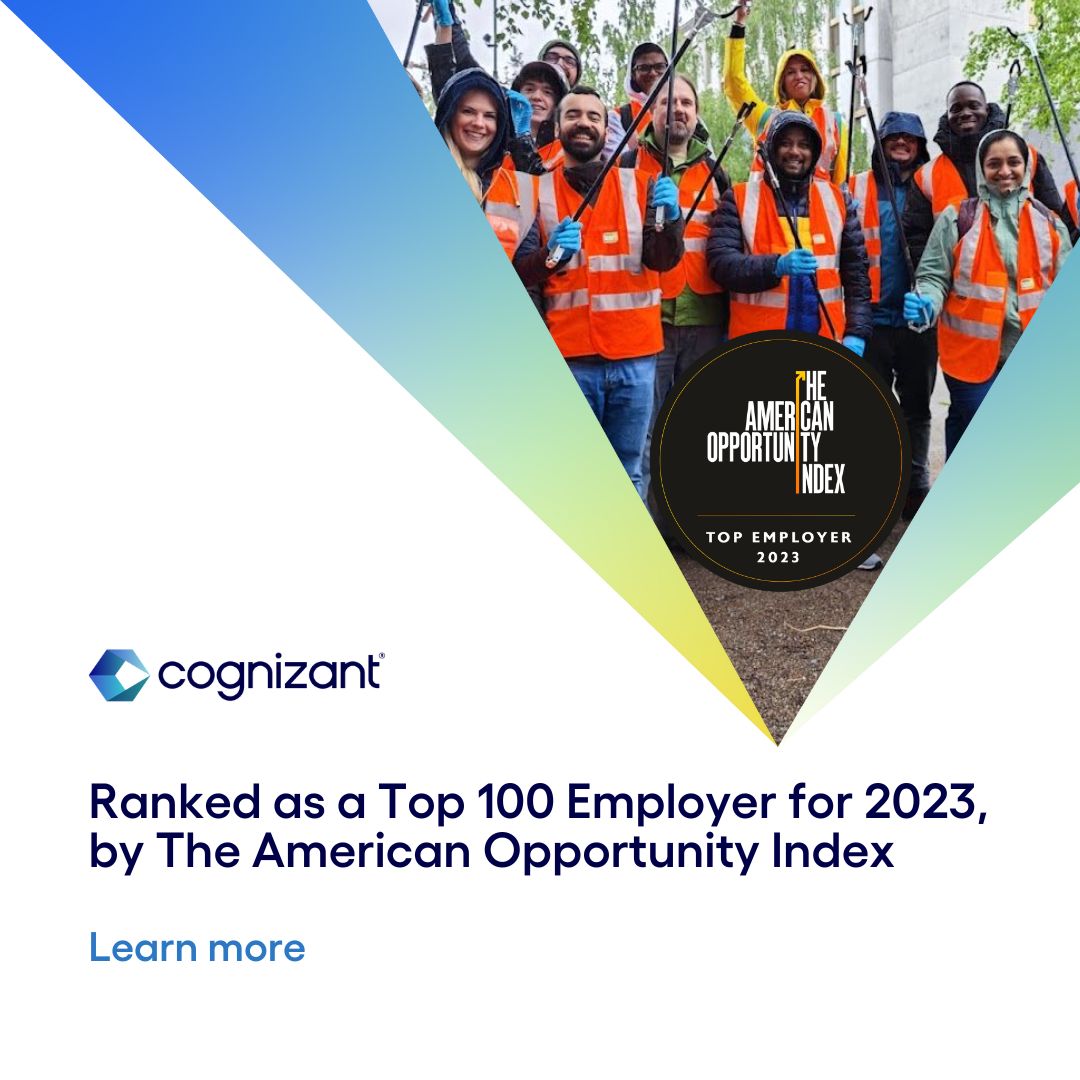 Rajesh Sreepada on LinkedIn: I am proud to share that Cognizant has ... Rajesh Sreepada on LinkedIn: I am proud to share that Cognizant has ...