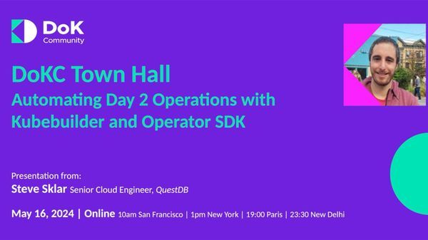 QuestDB on LinkedIn: DoKC Town Hall: Automating Day 2 Operations with ... QuestDB on LinkedIn: DoKC Town Hall: Automating Day 2 Operations with ...