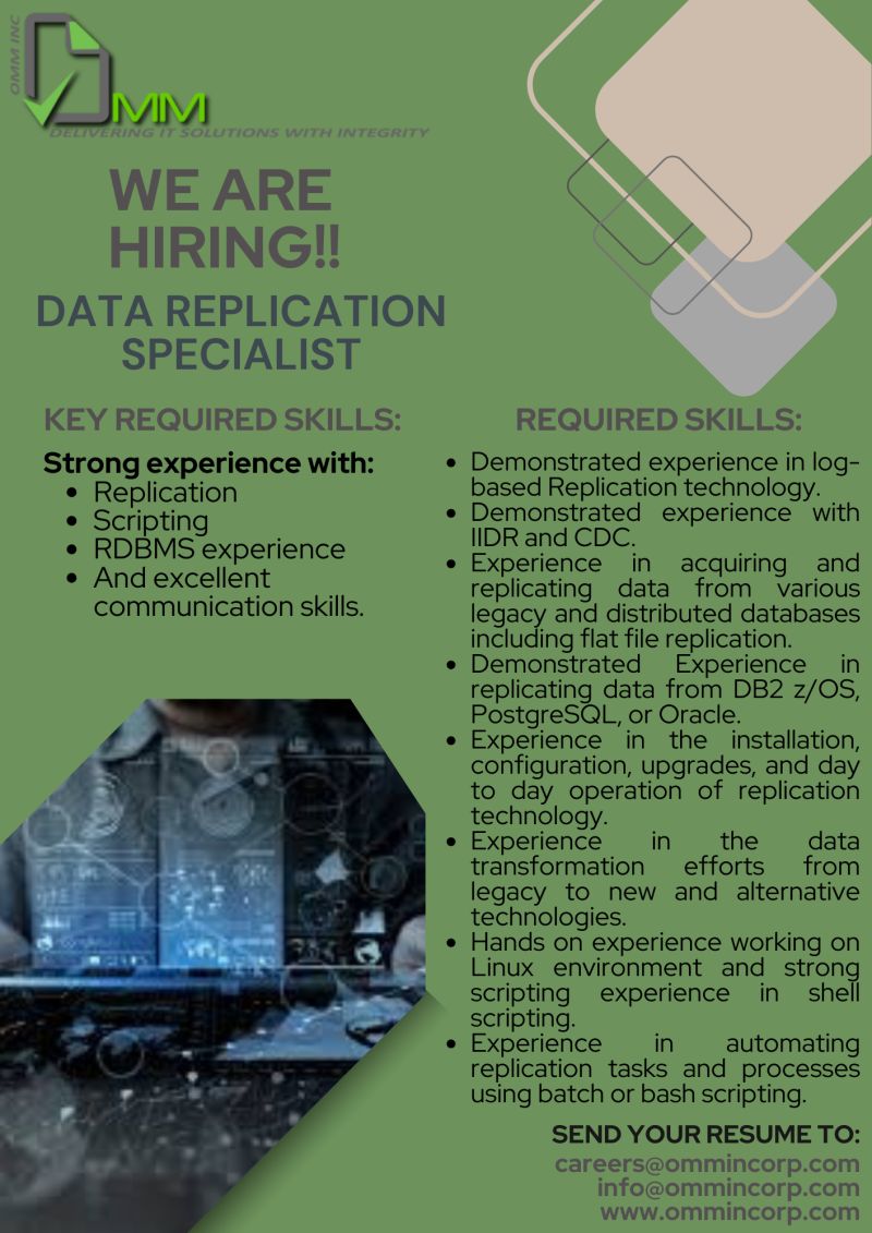 Omm IT Solutions on LinkedIn: #datareplication #scripting #rdbms #iidr ... Omm IT Solutions on LinkedIn: #datareplication #scripting #rdbms #iidr ...