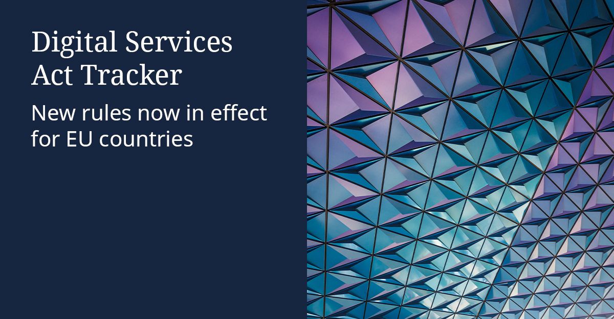 DLA Piper on LinkedIn: Digital Services Act Tracker | DLA Piper DLA Piper on LinkedIn: Digital Services Act Tracker | DLA Piper
