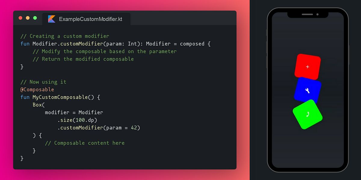 droidcon on LinkedIn: Unleashing Creativity with Custom Modifiers in ... droidcon on LinkedIn: Unleashing Creativity with Custom Modifiers in ...