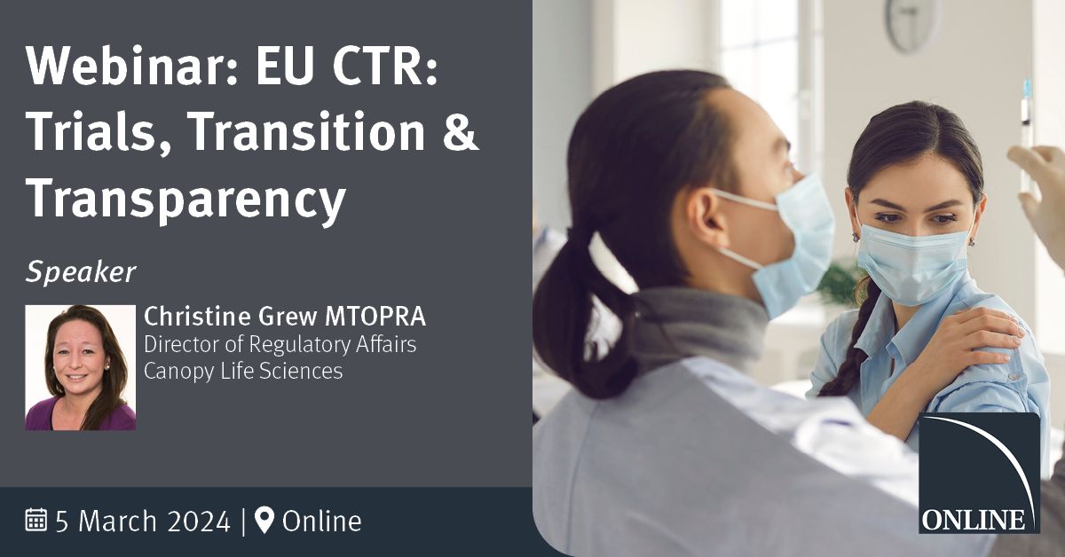 Canopy Life Sciences on LinkedIn: EU CTR: Trials, Transition & Transparency Canopy Life Sciences on LinkedIn: EU CTR: Trials, Transition & Transparency