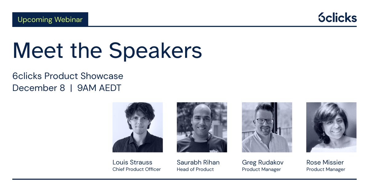 6clicks on LinkedIn: #6clicks #grc #webinar #product #innovation #tech 6clicks on LinkedIn: #6clicks #grc #webinar #product #innovation #tech
