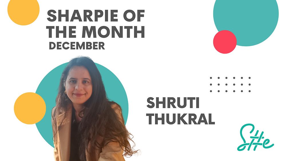 Shruti Thukral on LinkedIn: December Sharpie of the Month: Shruti Thukral Shruti Thukral on LinkedIn: December Sharpie of the Month: Shruti Thukral