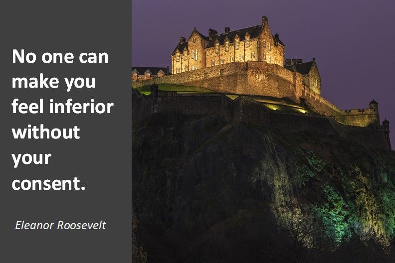 Bill Brownson on LinkedIn: No one can make you feel inferior without ... Bill Brownson on LinkedIn: No one can make you feel inferior without ...
