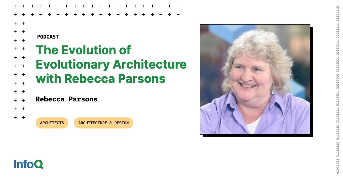 InfoQ on LinkedIn: #evolutionaryarchitecture #infoq #podcast # ... InfoQ on LinkedIn: #evolutionaryarchitecture #infoq #podcast # ...