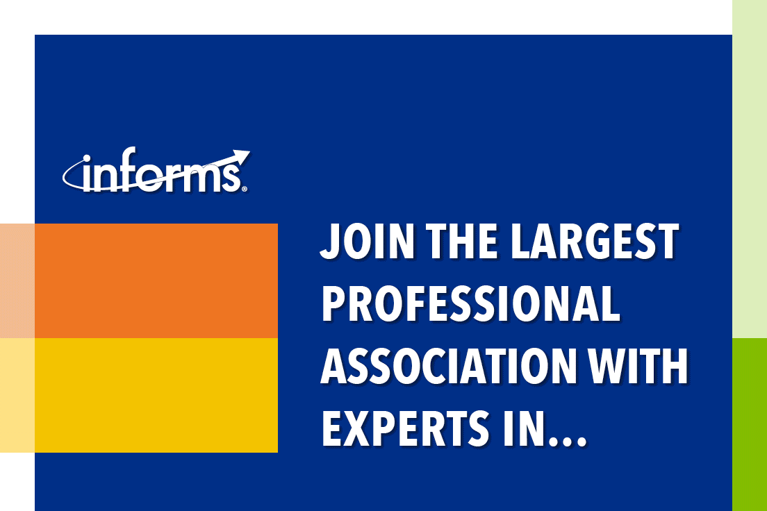 INFORMS on LinkedIn: #informs #orms #analytics #datascience #ml #ai # ... INFORMS on LinkedIn: #informs #orms #analytics #datascience #ml #ai # ...