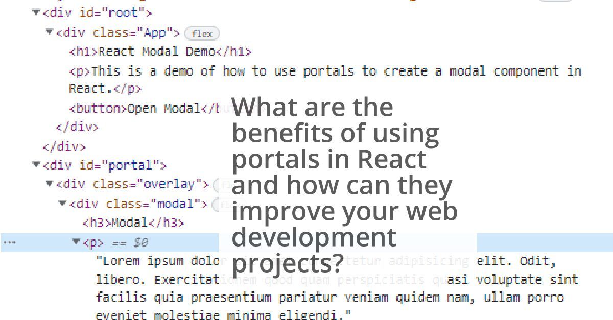 React Jobs on LinkedIn: A Beginner's Guide to Portals in React ... React Jobs on LinkedIn: A Beginner's Guide to Portals in React ...