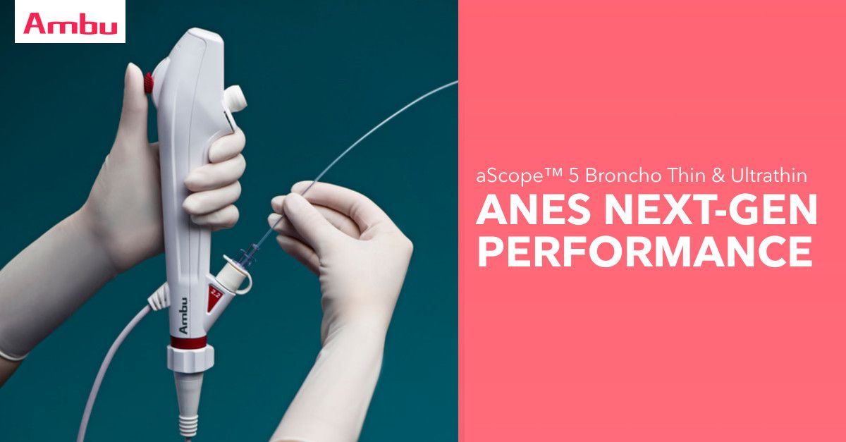 Ambu unveils new aScope 5 bronchoscope for OR performance. | Ambu USA ... Ambu unveils new aScope 5 bronchoscope for OR performance. | Ambu USA ...